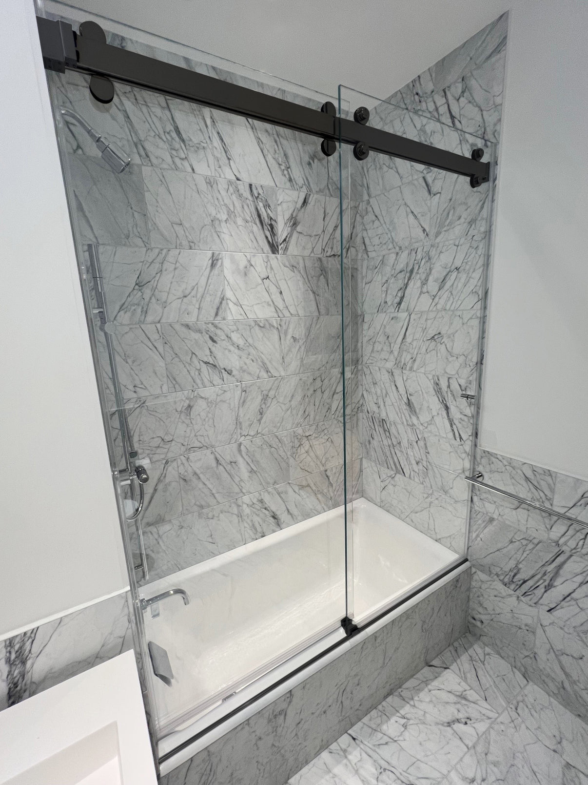 Vista Series Frameless Sliding Shower Door Kit – SAM Hardware