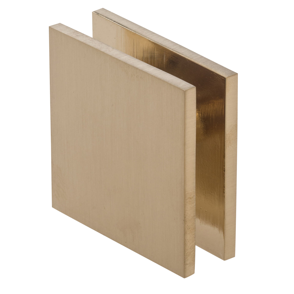 Square Style Hole-in-Glass Fixed Panel U-Clamp – SAM Hardware